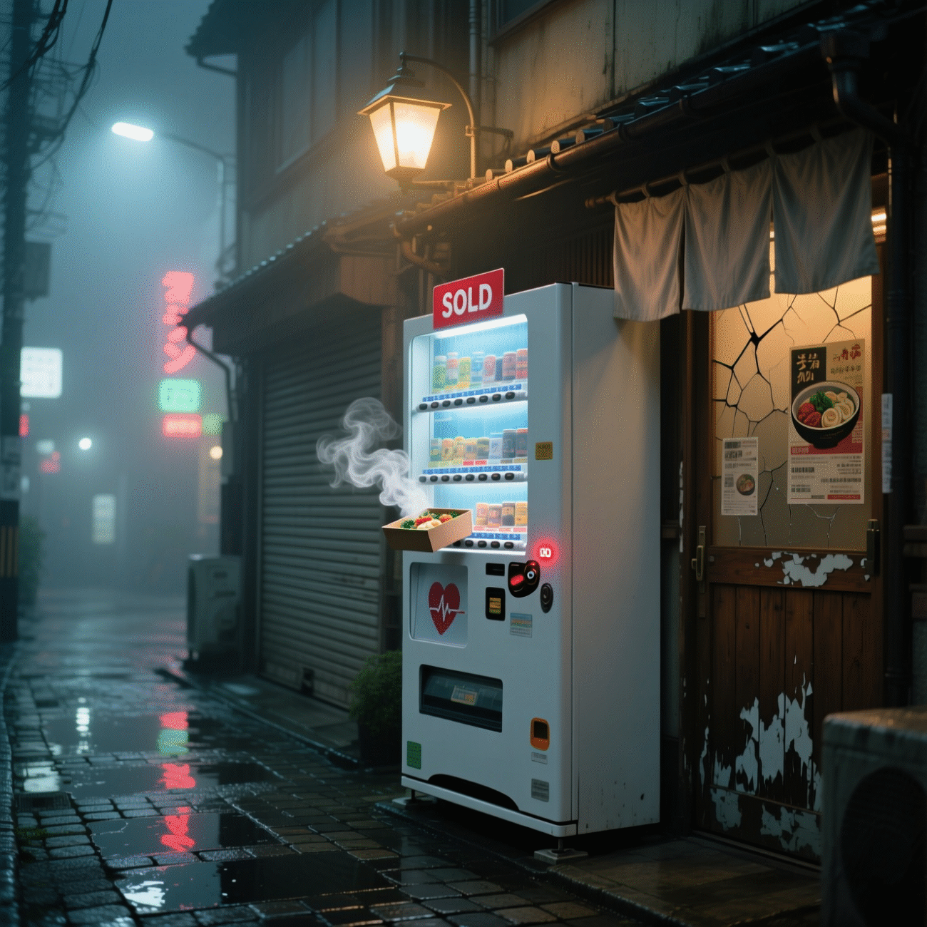 Japan’s Mysterious “Ghost Meal” Vending Machines – Real or Haunted?